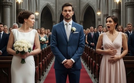 En mi boda, justo cuando iba a dar mis votos, mi dama de honor se puso ...